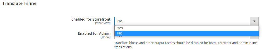 Front-End Translations